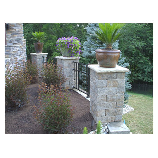 Allan Block Courtyard Collection - Transitional - Landscape - San ...