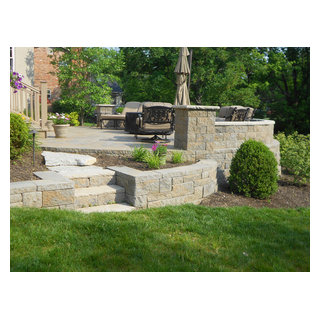 Allan Block Courtyard Collection - Transitional - Landscape - San ...