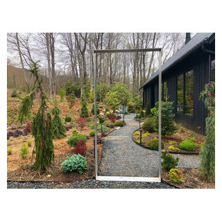 Aluminum portal/garden entry - Contemporary - Garden - Charlotte - by ...