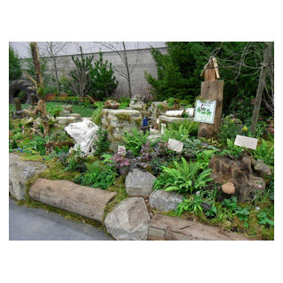 Architectural Ruin Garden - Eclectic - Landscape - Portland - by Plan ...