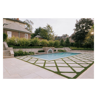 Custom Steel Pergola - Traditional - Pool - Toronto - by LandArt | Houzz