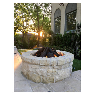 Artistic Metal Logs - Fire Pit Ideas - Classique - Jardin - Denver ...