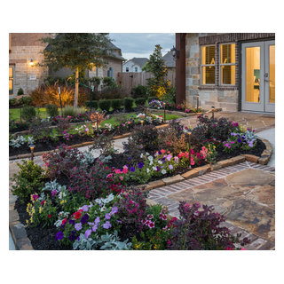 Ashton Woods Model Home - Fieldstone - Traditional - Landscape ...