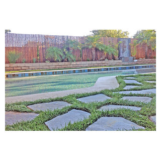 Backyard Design--Hardscape & Softscape - Traditional - Landscape - Los ...
