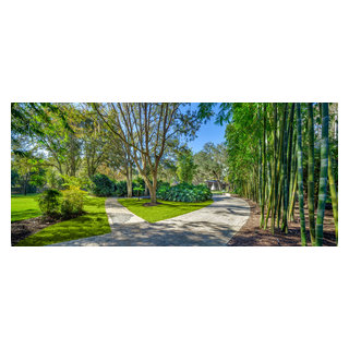 Bamboo driveway - Asian - Landscape - Tampa - by Dynan Construction ...