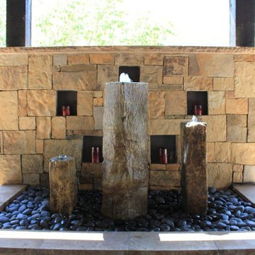 Basalt Rock Water Feature - Photos & Ideas | Houzz