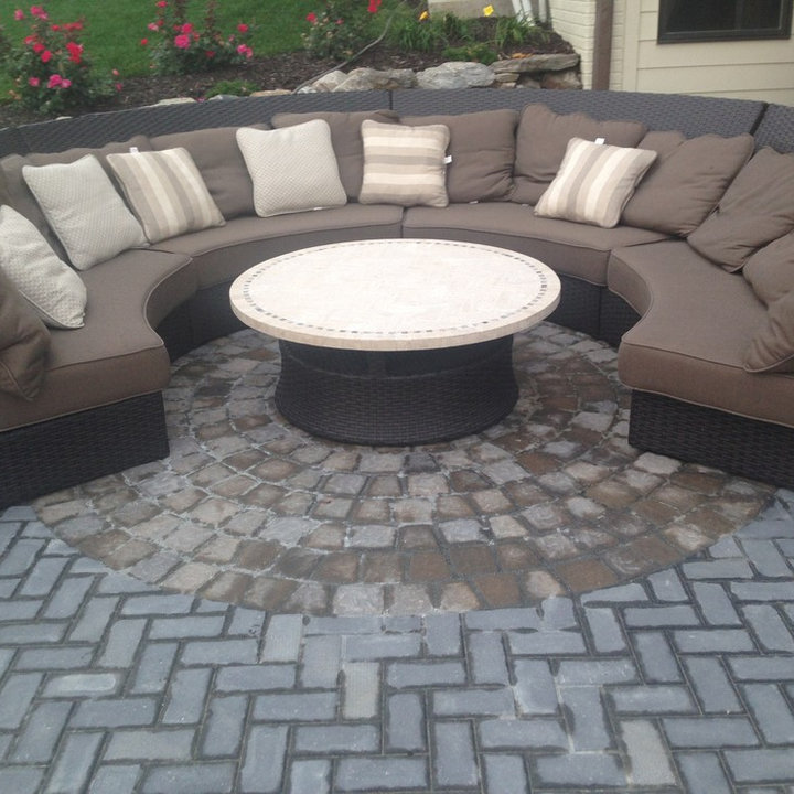 Belgian Block Patio - Photos & Ideas | Houzz
