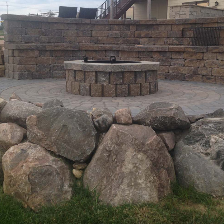 Belgian Block Patio - Photos & Ideas | Houzz