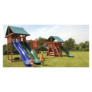 Big Backyard Swing Set - Modern - Landscape - Detroit - by Kids ...