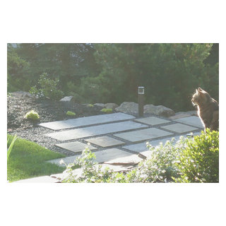Bluestone front walk - Modern - Landscape - Seattle - by Kim Rooney ...