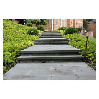Bluestone risers and treads - Traditional - Landscape - DC Metro - by ...