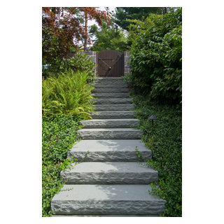 Bluestone stairs - Traditional - Landscape - Boston - by The Schumacher ...