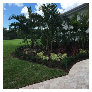 Boca Raton Driveway and landscape - Contemporain - Jardin - Miami - par ...