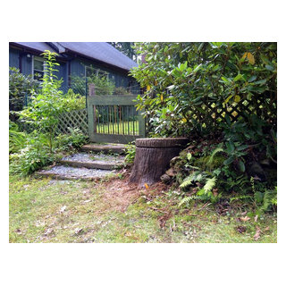 Boone // Tree Stump Well Pump Cover - Rustic - Landscape - Charlotte ...