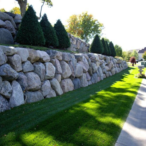 Boulder Retaining Wall - Photos & Ideas | Houzz