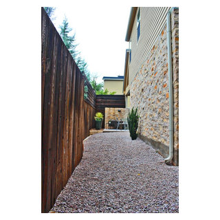 Brentwood Contemporary Condo Courtyard - Contemporain - Jardin - Austin ...