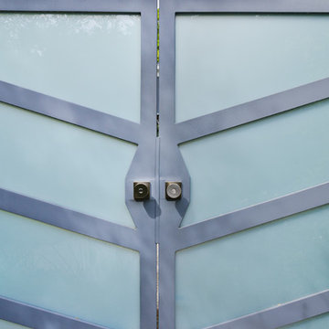 Steel Glass Gates - Photos & Ideas | Houzz