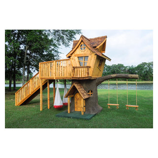 Bungalow-Style Tree House - Eclectic - Landscape - Dallas - by The 4 ...