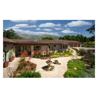 California Spanish Ranch - Mediterranean - Landscape - Santa Barbara ...