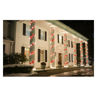 Candy Cane Column Decoration - Eclectic - Landscape - Detroit - by ...