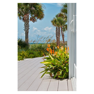 Casey Key beachfront home - Tropical - Landscape - Tampa - by ArtisTree ...