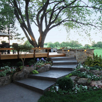 Enclosed Cedar Deck Steps - Photos & Ideas | Houzz