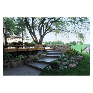 Cedar Deck - Craftsman - Landscape - Kansas City - by Artistic Concrete ...
