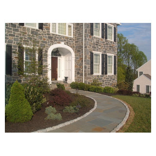 Chester County flagstone - Traditional - Landscape - Philadelphia - by ...