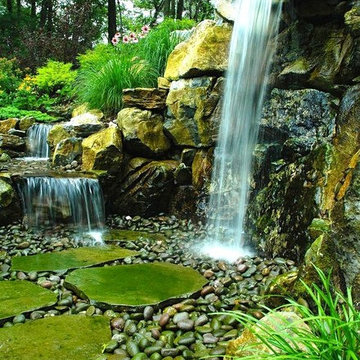Manmade Waterfall - Photos & Ideas | Houzz