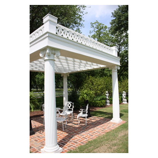 Classical Revival Pergola - Traditional - Landscape - Jackson - by SGK ...