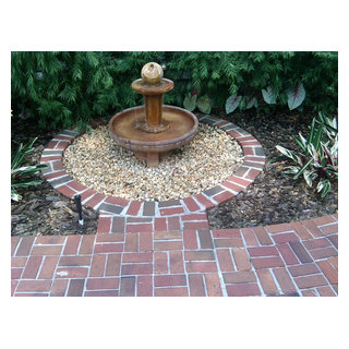 Clay Hardscapes - Traditional - Landscape - Tampa - by BCI Border ...