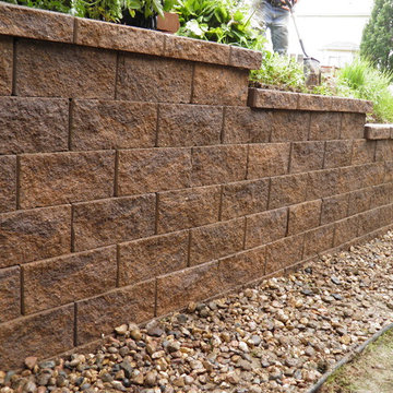 Cmu Retaining Wall - Photos & Ideas | Houzz