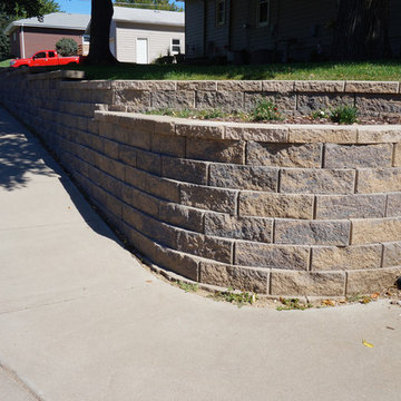 Cmu Retaining Wall - Photos & Ideas | Houzz