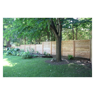 Colonial Acres Cedar Fence - Modern - Garden - Toronto - by Eagleview ...