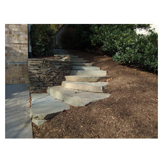 Colonial Slab Steps Alexandria - Traditional - Landscape - DC Metro ...
