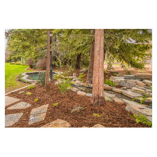 Colonial Style Pool House - Traditional - Landscape - Sacramento - by ...