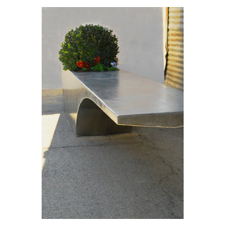 Concrete Bench - Contemporary - Landscape - Los Angeles - by BLEND ...