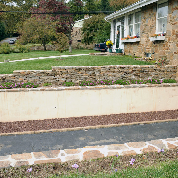 Dry Stacked Retaining Wall - Photos & Ideas | Houzz