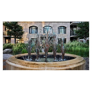 Condo Terrace Water Feature - Contemporary - Landscape - Ottawa | Houzz