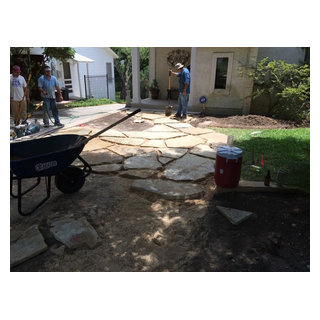 Construction Photo of Revamp Landscape in Alamo Heights - Rustic ...