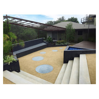 Contemporary Hardscape Design - Contemporary - Landscape - Los Angeles ...