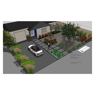 Contemporary Landscape Dramatic Transformation - San Rafael, CA ...