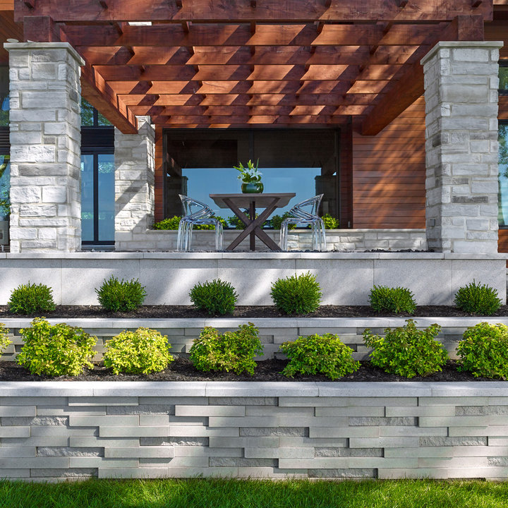 75 Contemporary Retaining Wall Landscape Ideas You'll Love - July, 2025 ...