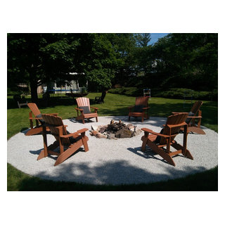Council Ring - Fire Pit - Scandinavian - Landscape - Chicago | Houzz