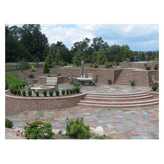 Creative Outdoor Stairs Options using Allan Block Retaining Walls ...