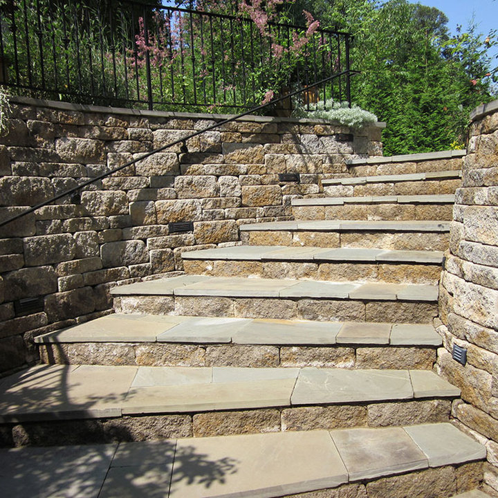 Retaining Wall Stairs - Photos & Ideas | Houzz