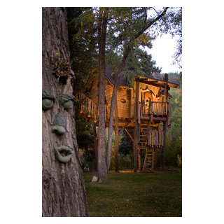 Crystal River Tree House - Rustic - Landscape - Denver - by Green Line ...