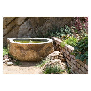 Custom boulder water feature detail - Modern - Landscape - Los Angeles ...