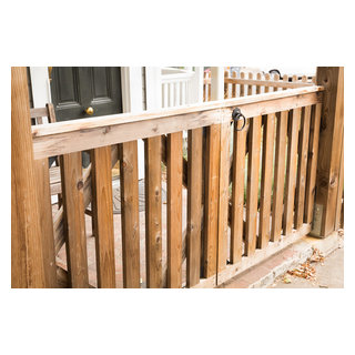 Custom Cedar Entry Gate - Transitional - Landscape - Other - by ...