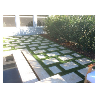 Custom Retaining Wall & Artificial Turf Installation - Tropical ...